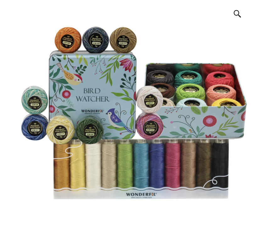 WonderFil Specialty Threads - Bird Watcher Block of the Month